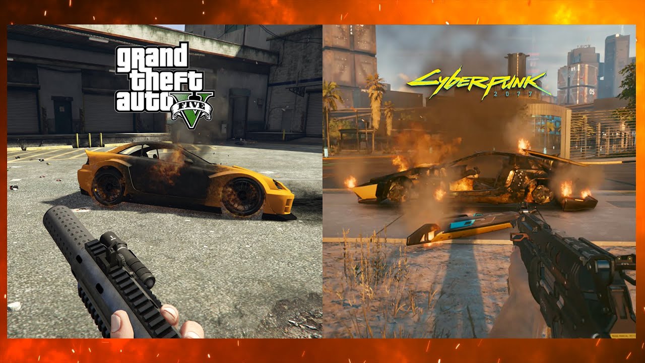 GTA V vs. Cyberpunk 2077 - which one is better ?? - Cyberpunk 2077 videos
