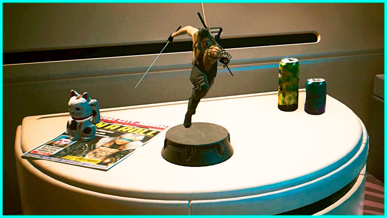 Scorpion From Mortal Kombat In V's Apartment | Cyberpunk 2077 Easter ...