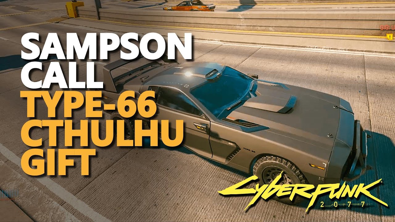 Type-66 CTHULHU Sampson Call Cyberpunk 2077 Car Gift - Cyberpunk 2077 ...