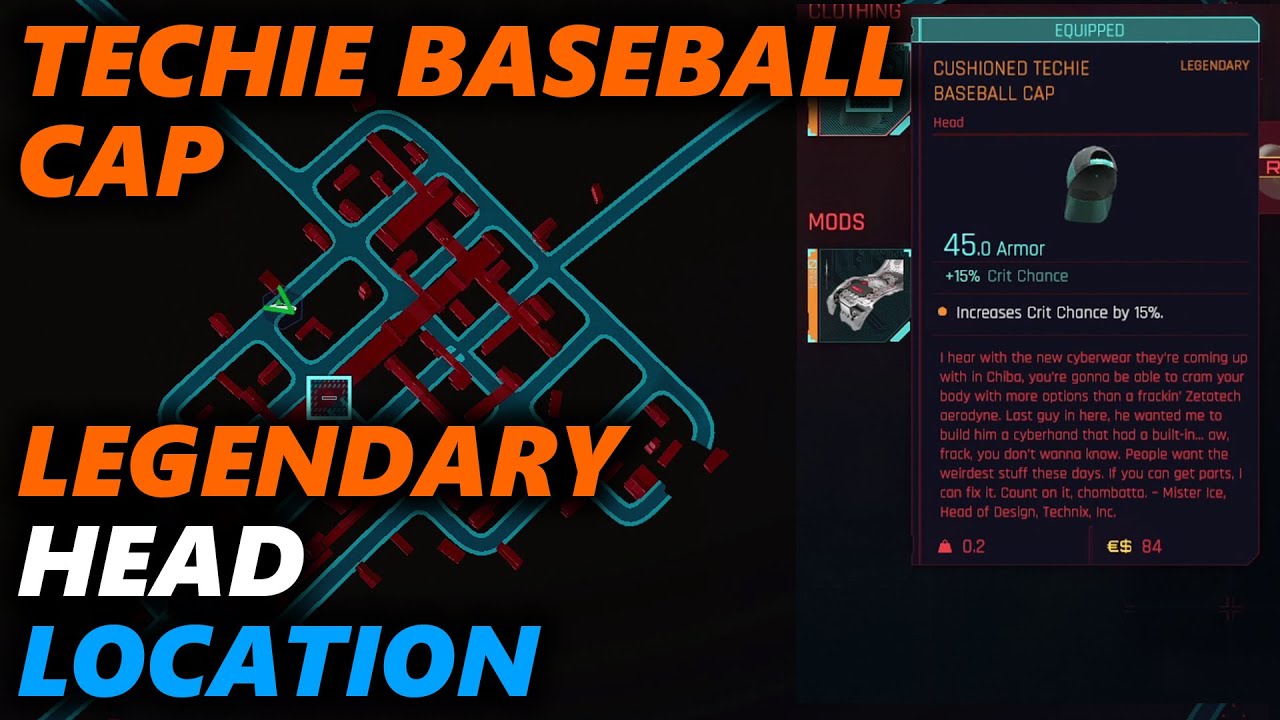 Cushioned Techie Baseball Cap - Free Legendary Head Item Location in ...