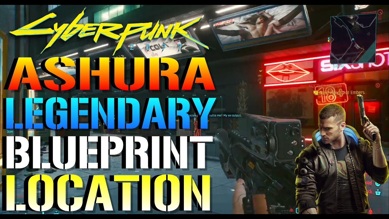 Cyberpunk 2077: Ashura Legendary Sniper Blueprint (Guide & Location ...