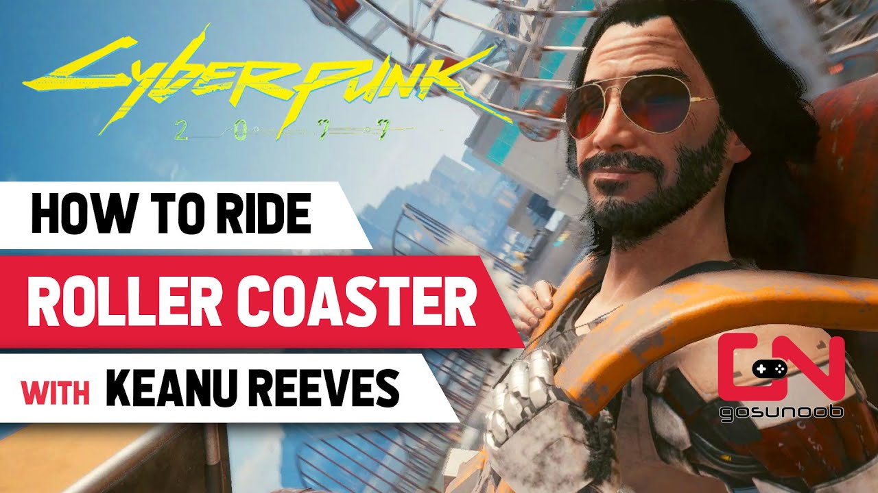 Cyberpunk 2077 Ride on ROLLER COASTER with KEANU REEVES ( Johnny ...