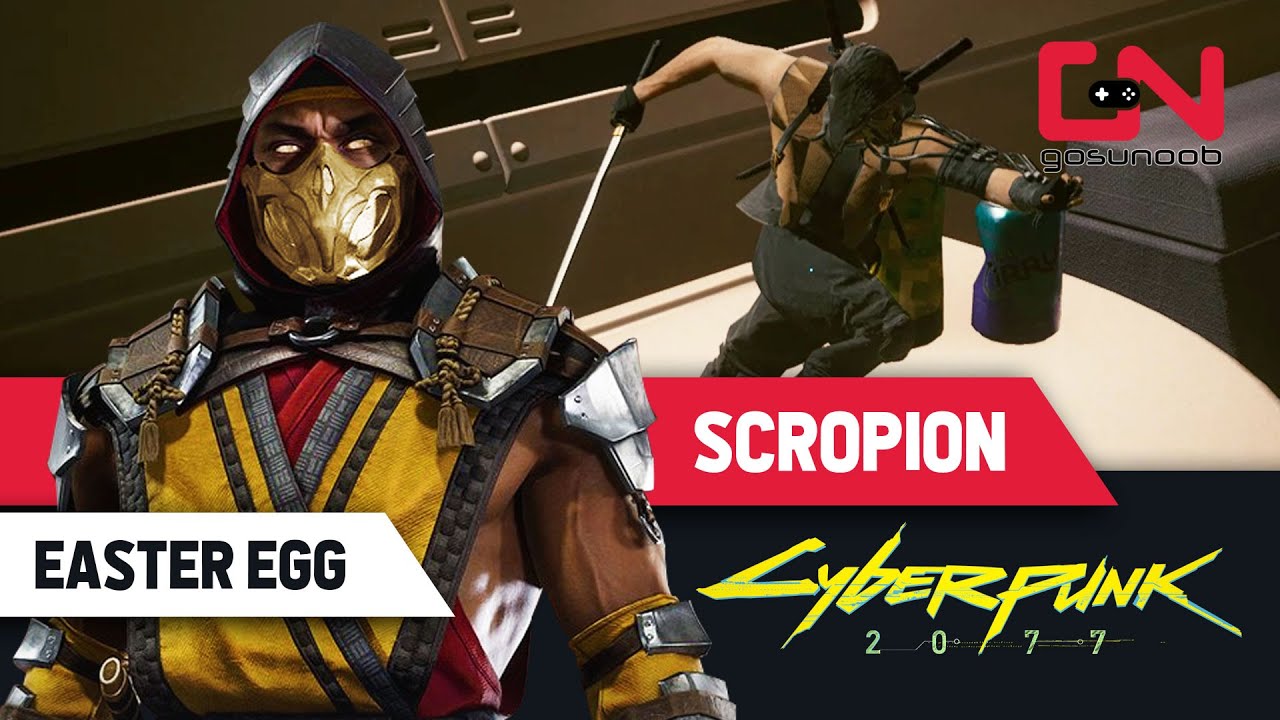 Cyberpunk 2077 SCORPION Mortal Kombat Easter Egg - I'll Fly Away Job ...