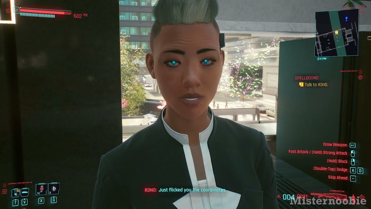 Cyberpunk 2077 Spellbound all choices, R3no conversation options ...