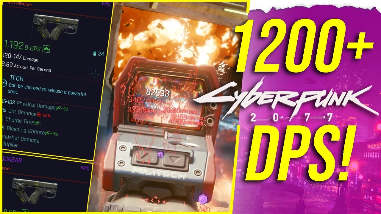 Cyberpunk 2077's INSANE 1200+ DPS Tech Revolver & How To Get It! (Epic ...