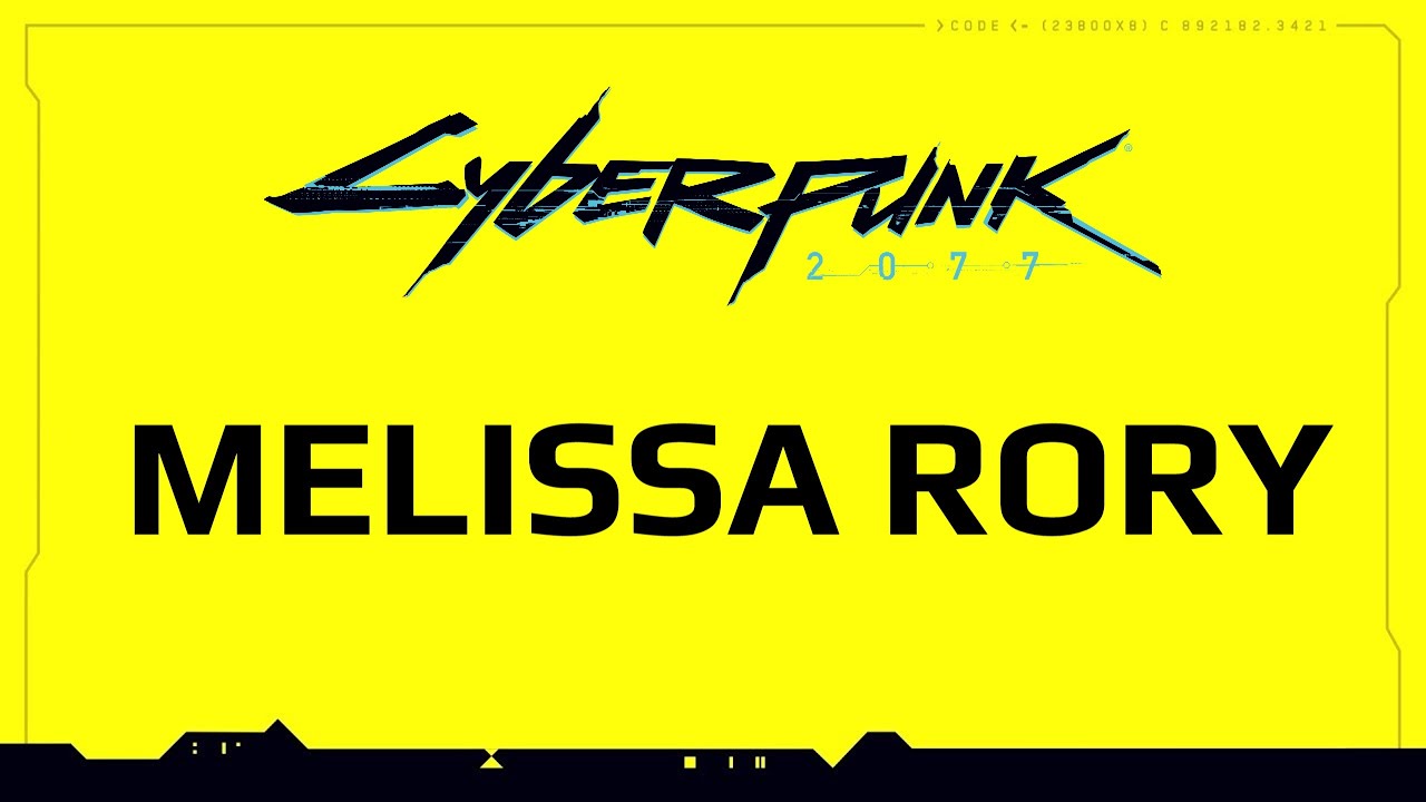 Melissa Rory - MaxTac NCPD - Cyberpunk 2077 Teaser Trailer - Easter Egg ...