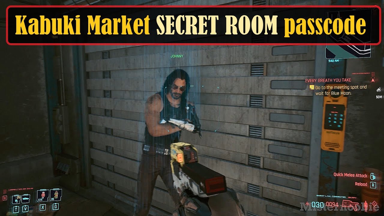 Cyberpunk 2077 Secret Room in Kabuki Market | Passcode - Cyberpunk 2077 ...
