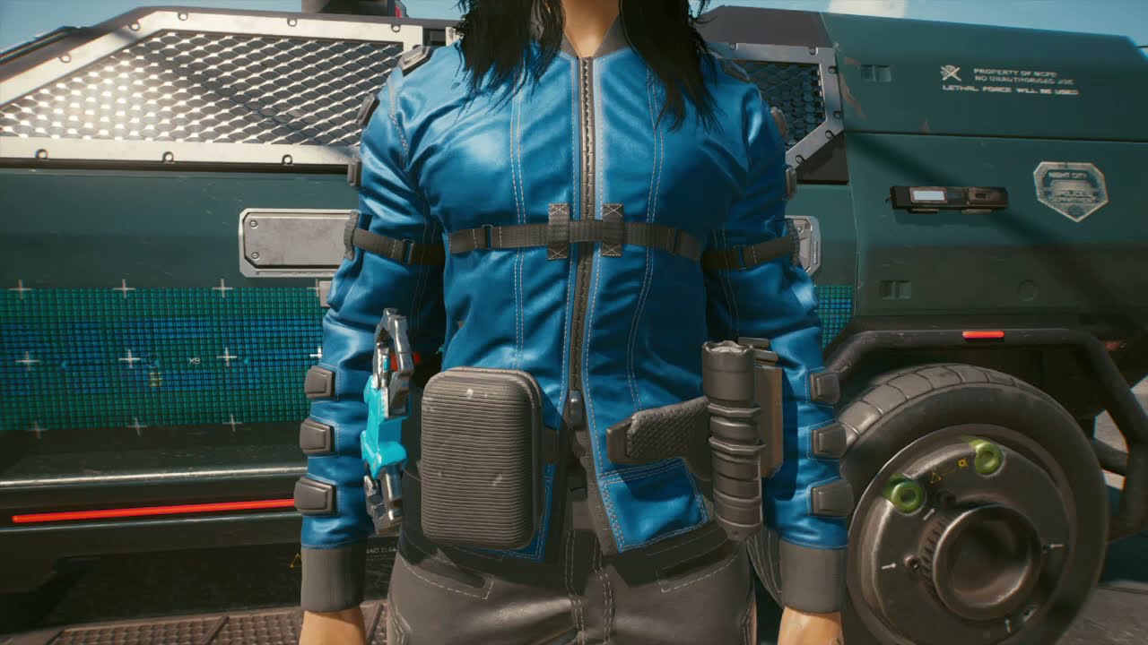 Cyberpunk 2077-heavy-duty aramid-reinforced badge coat (legendary ...