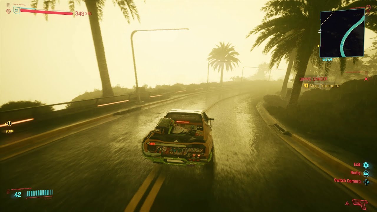 Cyberpunk 2077 - Night City driving during acid rain/heavy rain ...