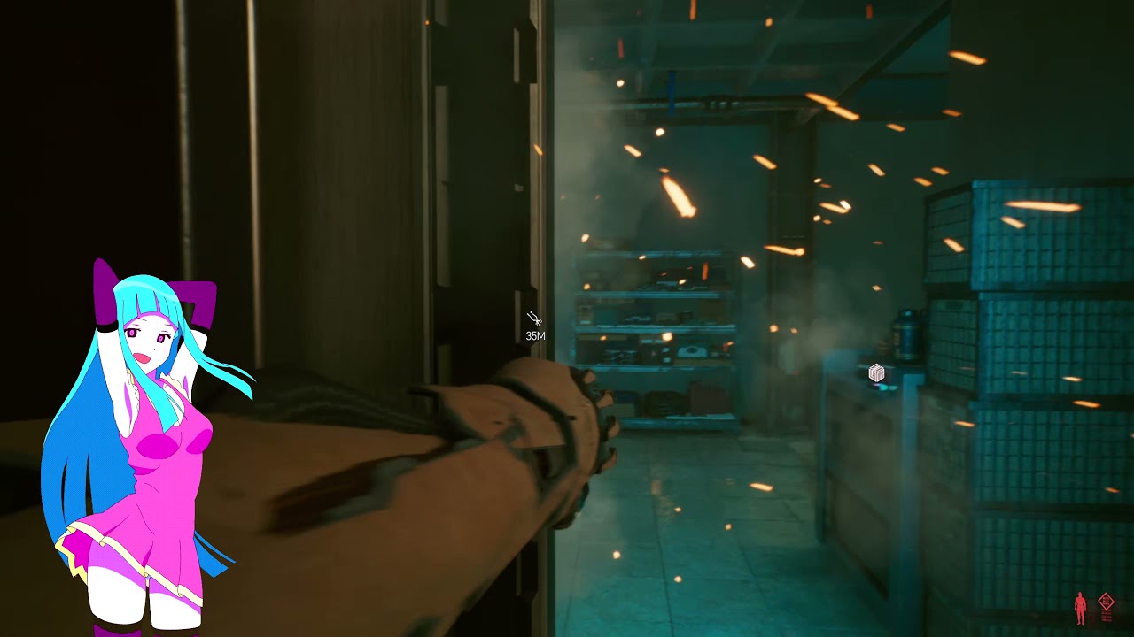 No scope sniper rifle Cyberpunk 2077 - Cyberpunk 2077 videos