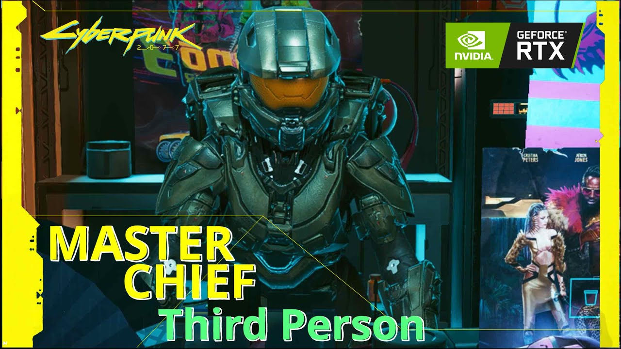 Third Person Master Chief Armor for Judy CyberPunk 2077 RTX is On ...