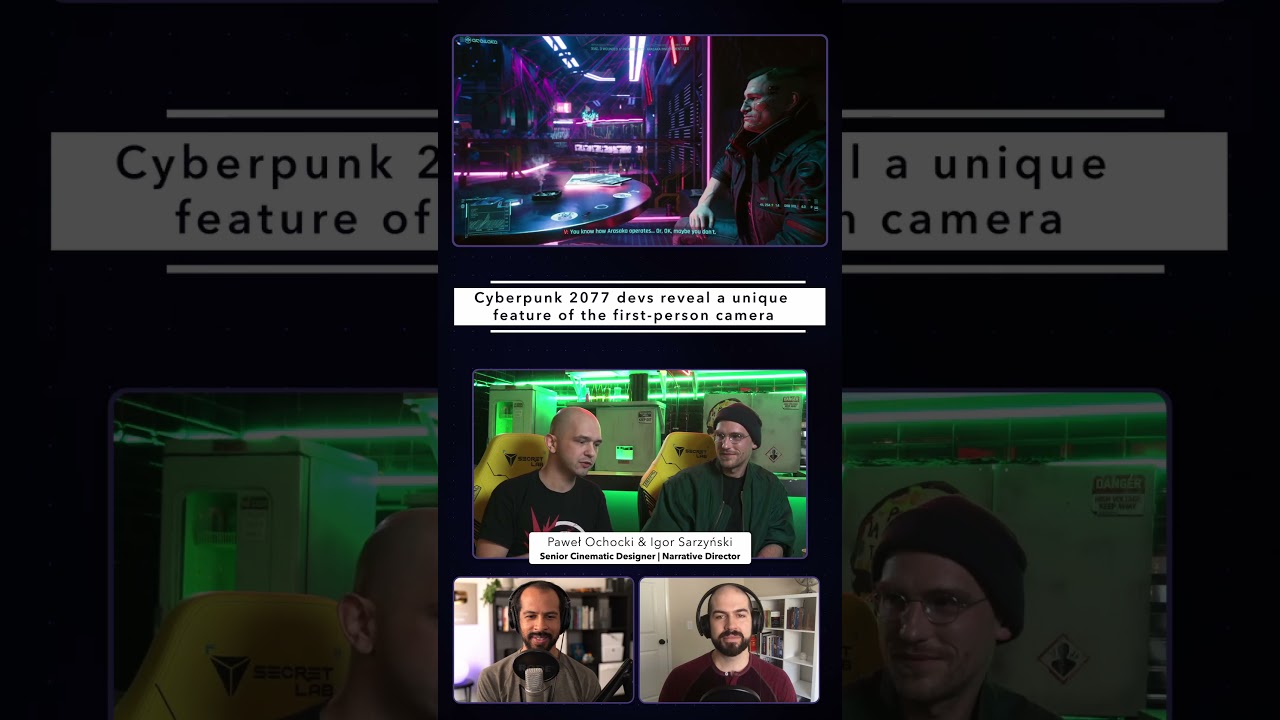 Cyberpunk 2077 Devs reveal a unique feature of the first-person camera ...