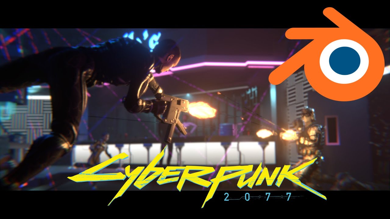Blender Tutorial: Creating a Cyberpunk 2077 scene with free assets - Cyberpunk 2077 videos