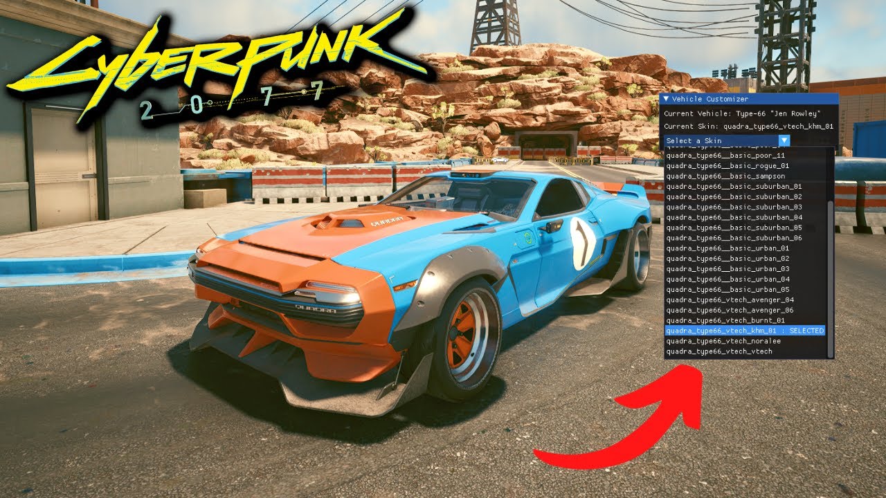 Cyberpunk 2077 - Customize Your Vehicles With New Amazing Mod ...