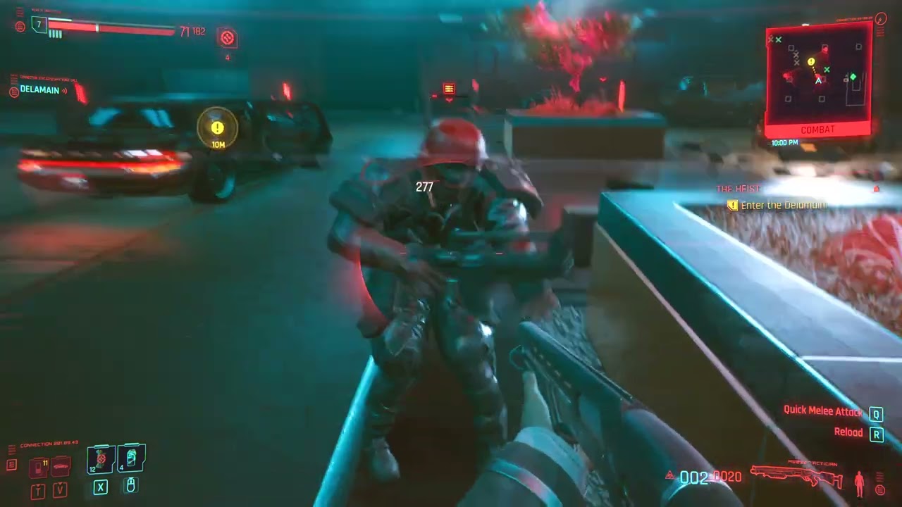 Cyberpunk 2077. Intro Mission Bug. Enemy AI programed for dramatic ...