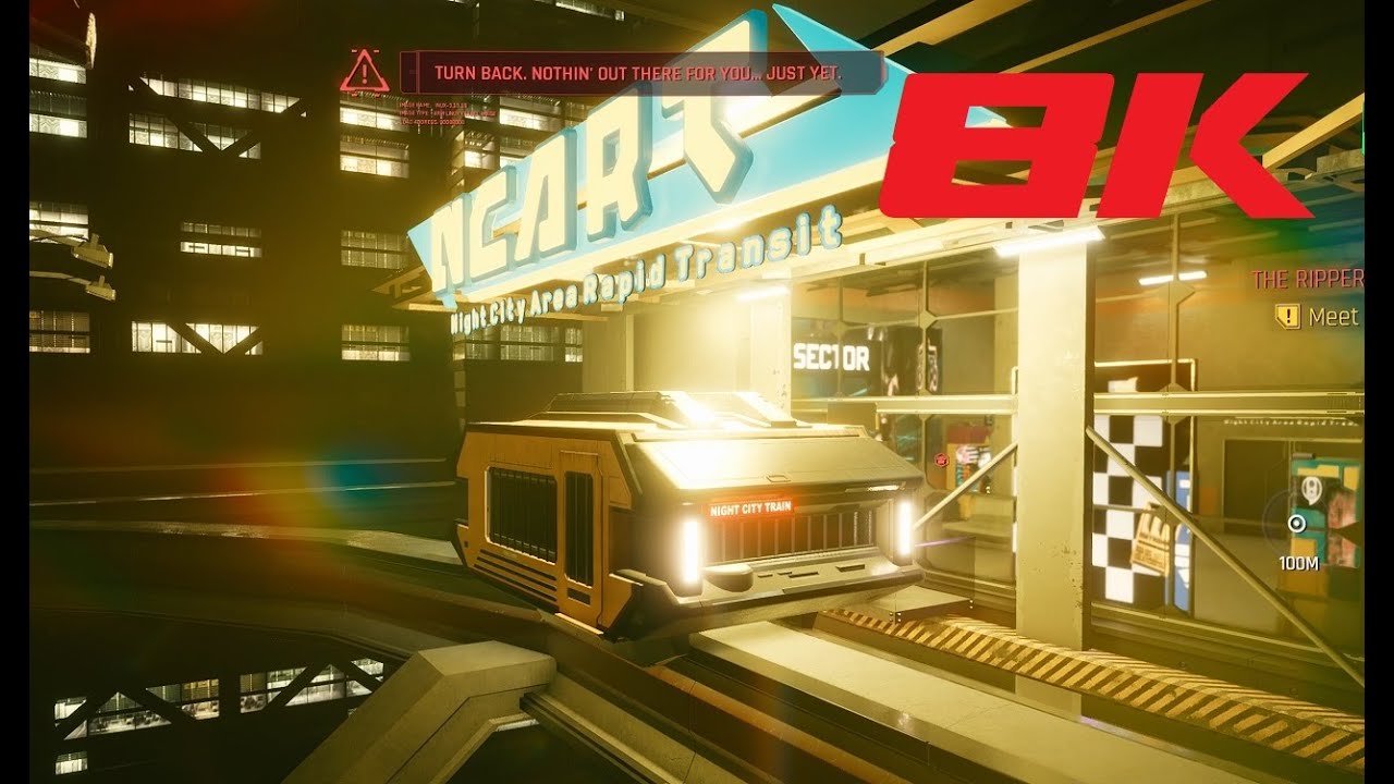 Cyberpunk 2077 Night City Metro Ride Night and Day Ultra 8K & RTX - The ...