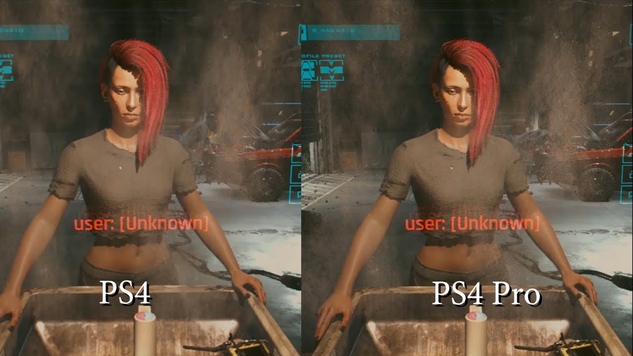 Cyberpunk 2077 Ps4 vs Ps4 Pro Comparison - Cyberpunk 2077 videos