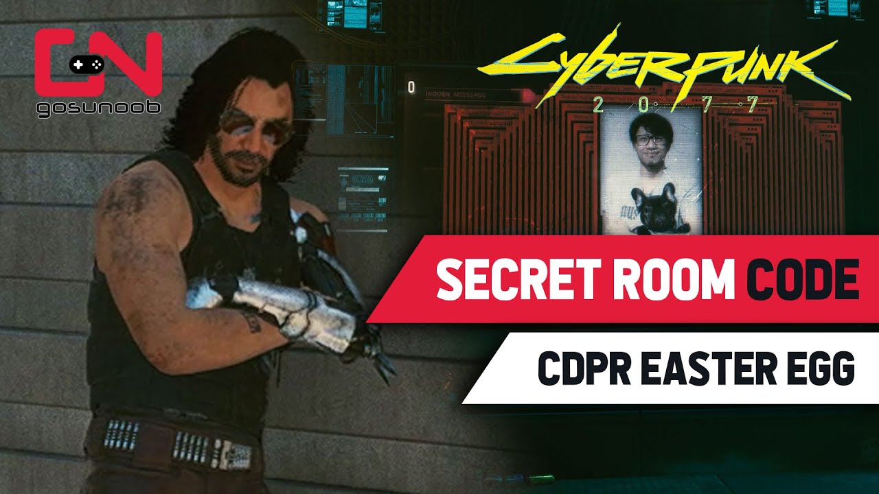 Cyberpunk 2077 SECRET ROOM Code CDPR Developer Room Easter Egg ...