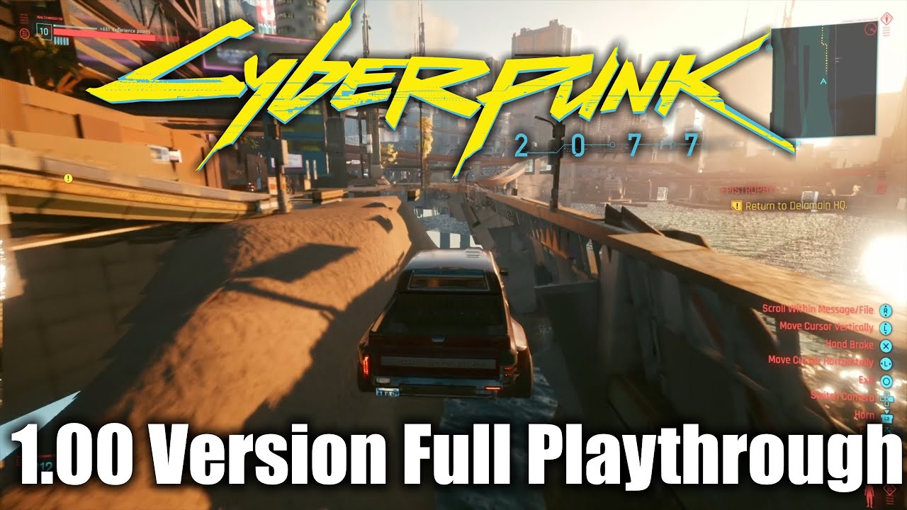 Cyberpunk 2077 Unpatched 1.00 Version FULL PLAYTHROUGH (PS4 Pro ... Cyberpunk 2077 Unpatched 1.00 Version FULL PLAYTHROUGH (PS4 Pro ...