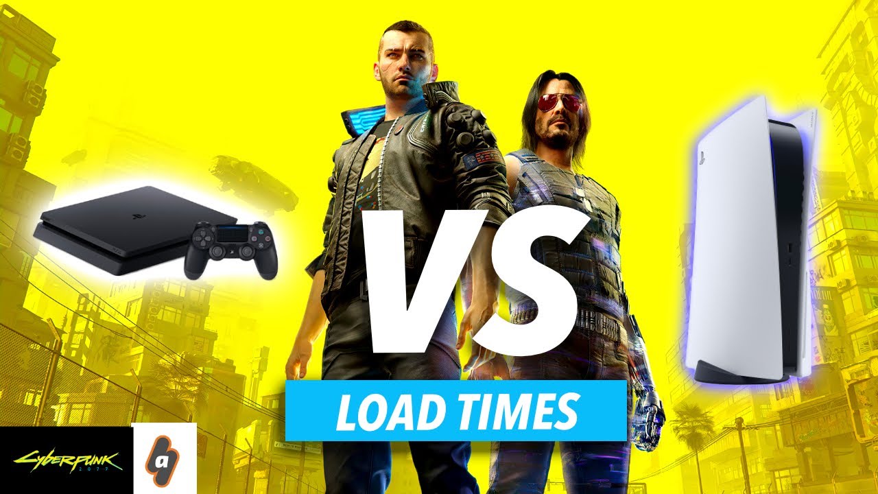 PS4 vs PS5 Load Times Comparison Cyberpunk 2077 - Cyberpunk 2077 videos