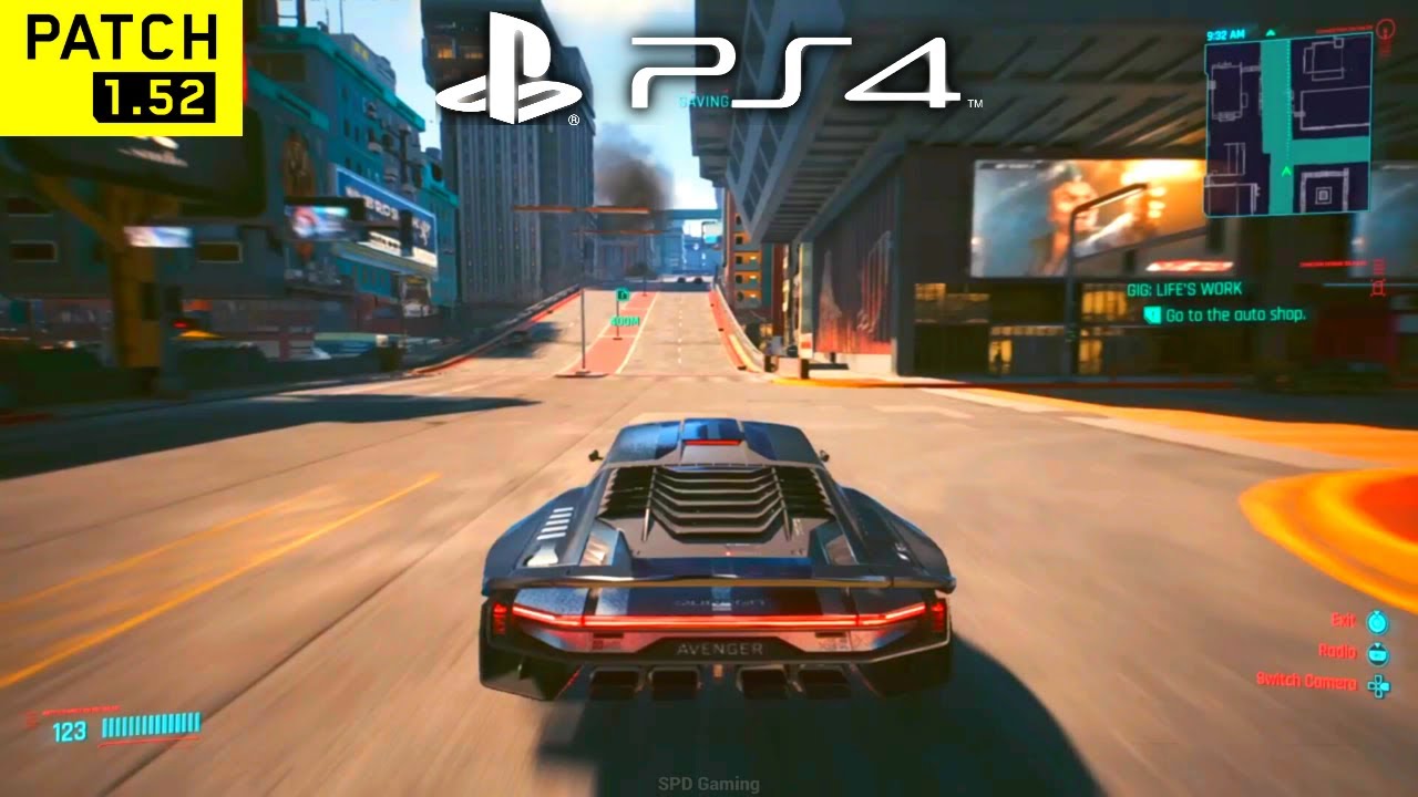 CYBERPUNK 2077 NEW PATCH 1.52 UPDATE - PS4 Slim Gameplay Performance ...