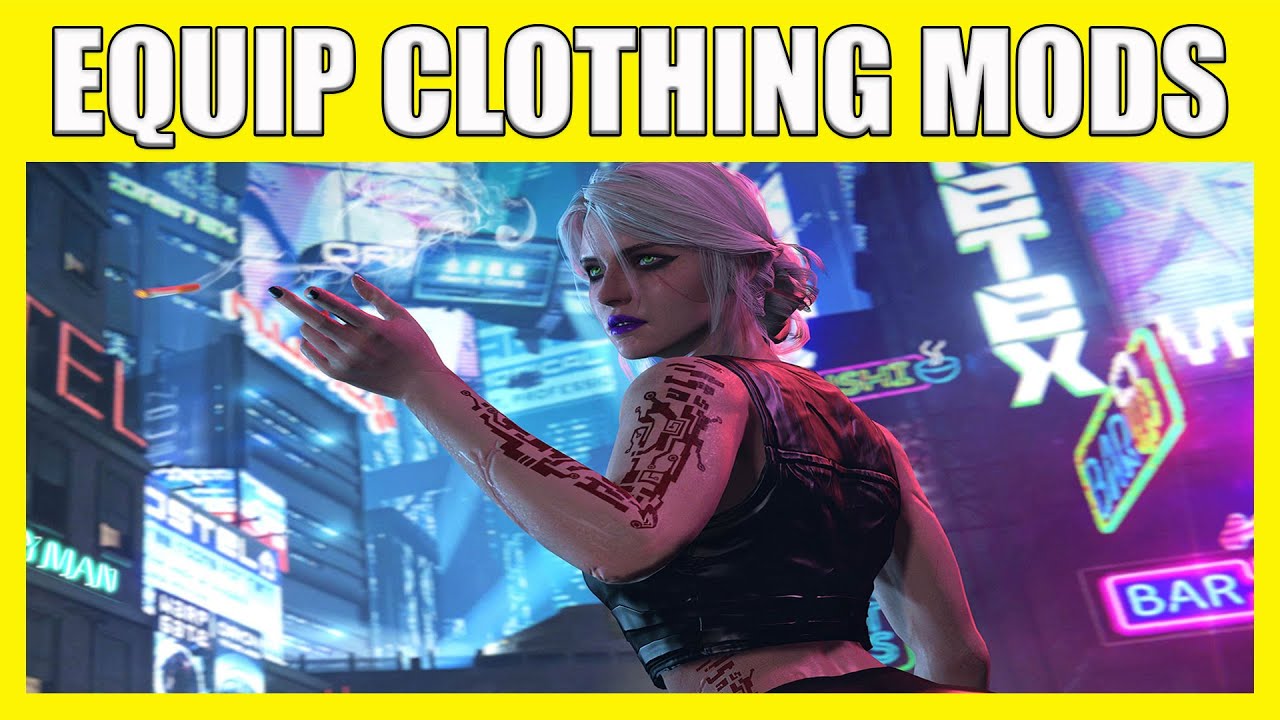 How To Use Clothing Mods On Your Clothes Or Armor Cyberpunk 2077 ...