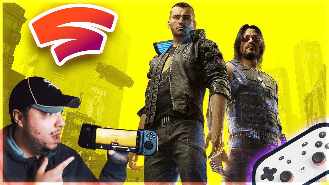 Playing Cyberpunk 2077 On a PHONE?! | (Powered By Stadia) Cyberpunk ...