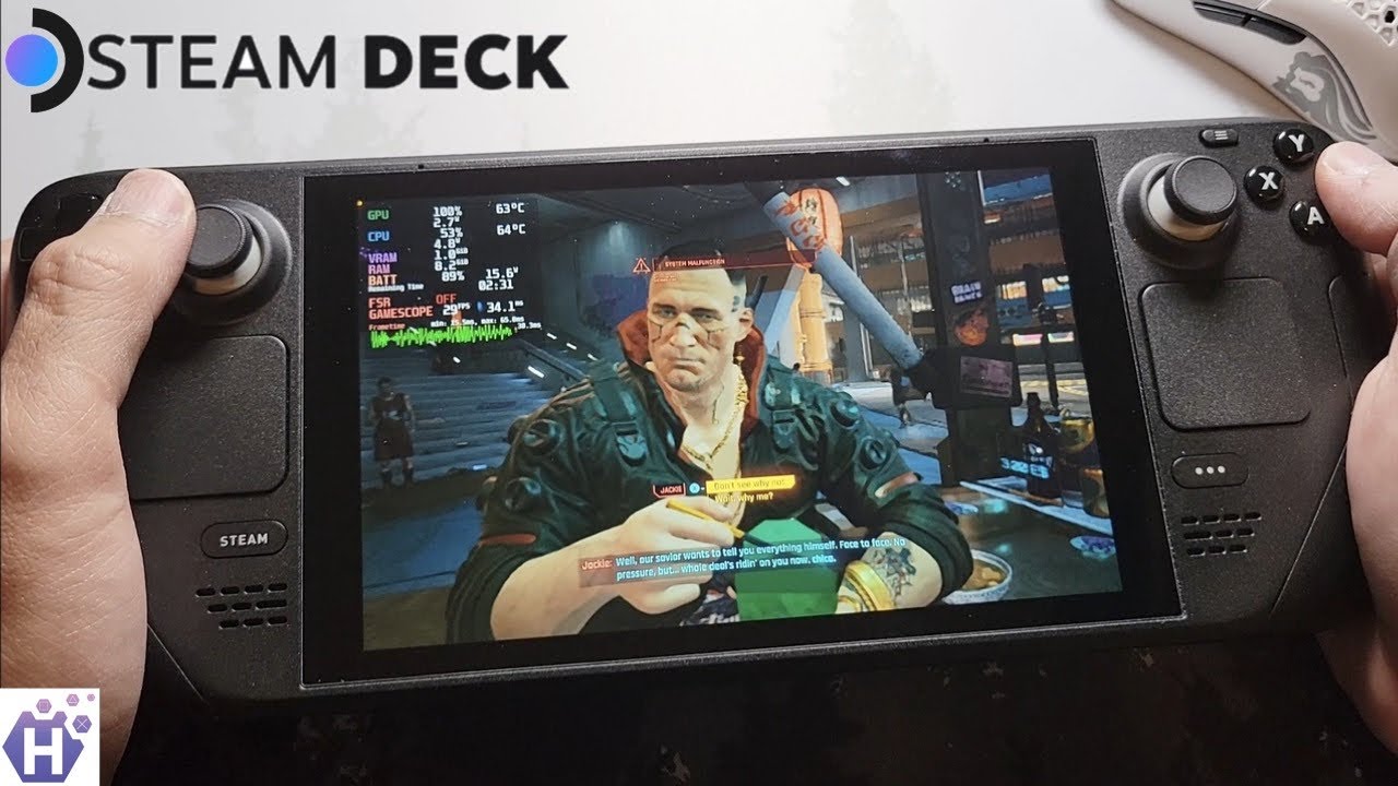 STEAM DECK - Cyberpunk 2077 - 2.5 Hours Battery Life - Cyberpunk 2077 ...