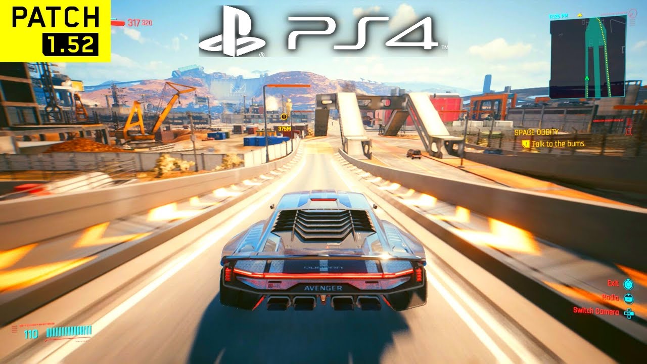 CYBERPUNK 2077 NEW PATCH 1.52 UPDATE - PS4 Slim Gameplay Performance ...