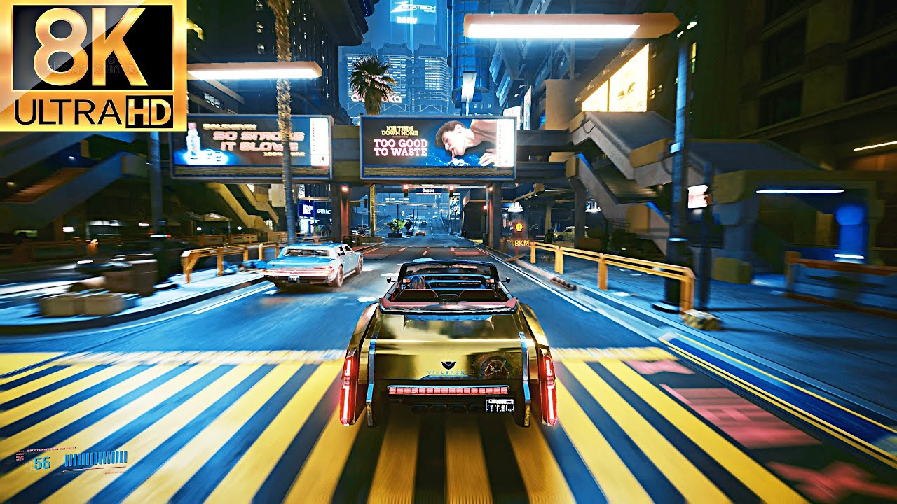 Cyberpunk 2077 8k Resolution Ray Tracing Lighting Enhancement Mod! RTX ...