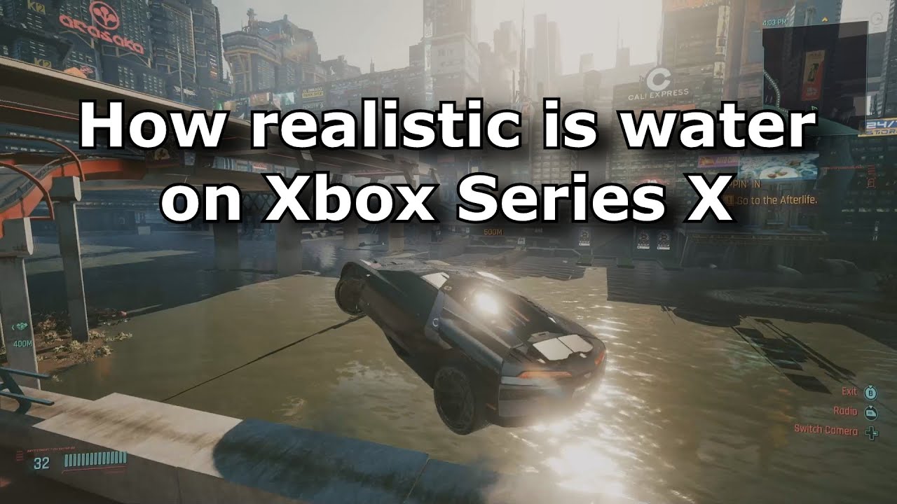 How realistic is water on the next gen version of Cyberpunk 2077 (Xbox ...