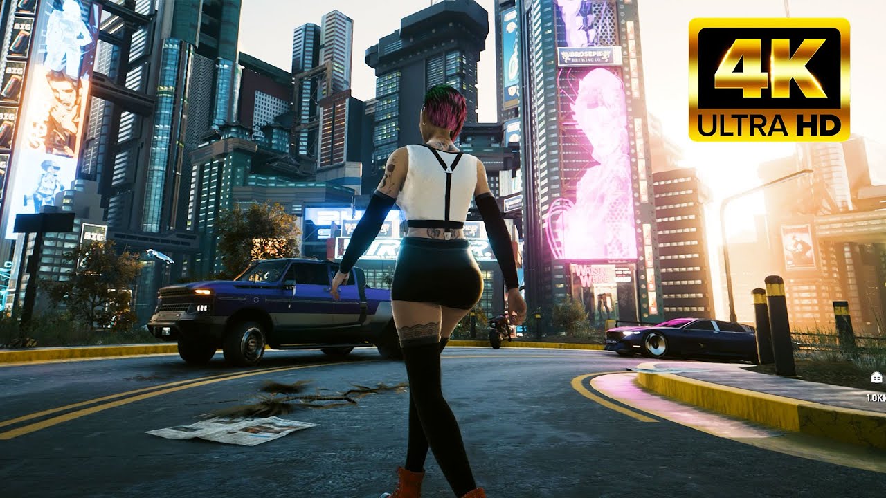 Cyberpunk 2077 - Judy in Tifa Lockhart Outfit Mod [4K 60FPS ...