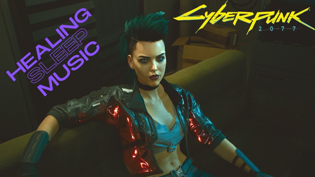 Cyberpunk 2077 Night with Rogue | Sleep Chill Rain Music - Cyberpunk ...