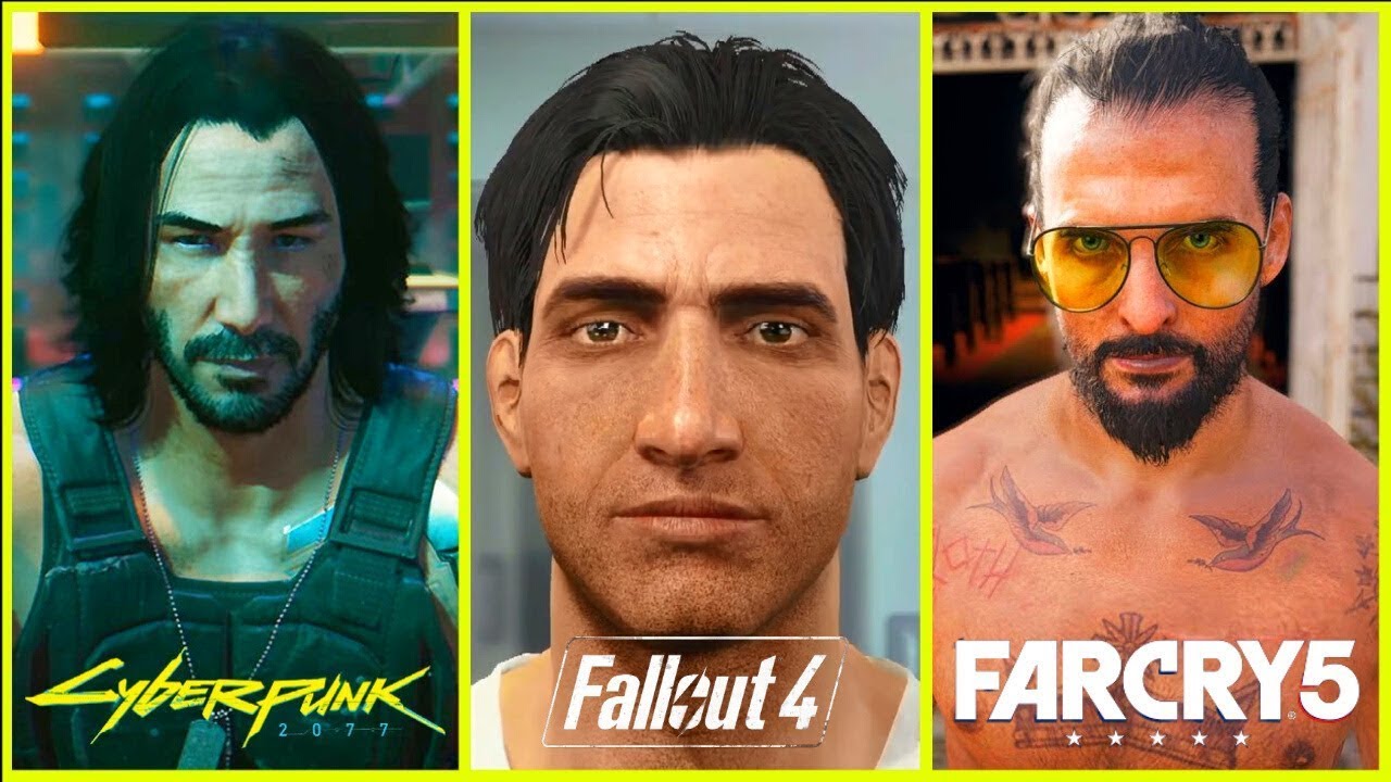 Cyberpunk 2077 Vs Far Cry 5 Vs Fallout 4 Gameplay Comparison ...