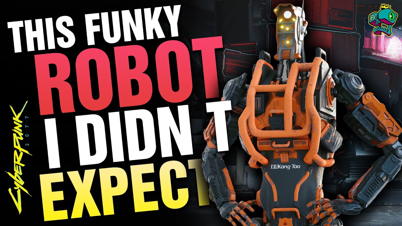 I didn't expect this funky ROBOT in Cyberpunk 2077! - Cyberpunk 2077 videos