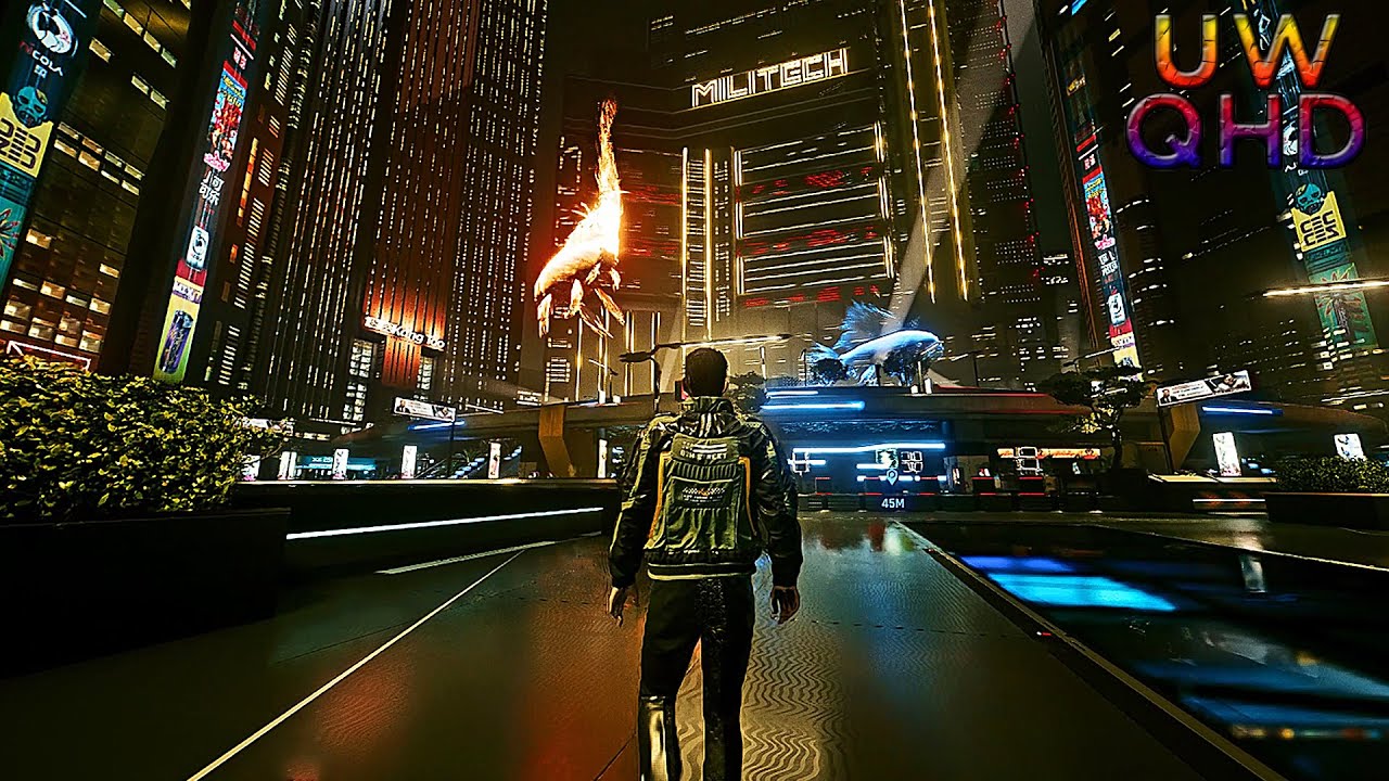 |UWQHD| CYBERPUNK 2077 /THIRD PERSON MOD / IMPROVED GRAPHICS RESHADE ...