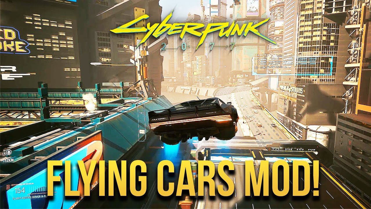 BREATHTAKING! Modder Has Added Flying Cars into Cyberpunk 2077 ...