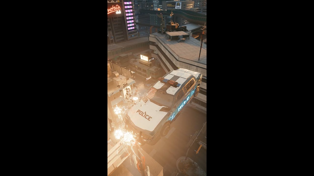 Crazy Crash Physics | Cyberpunk 2077 - Cyberpunk 2077 videos