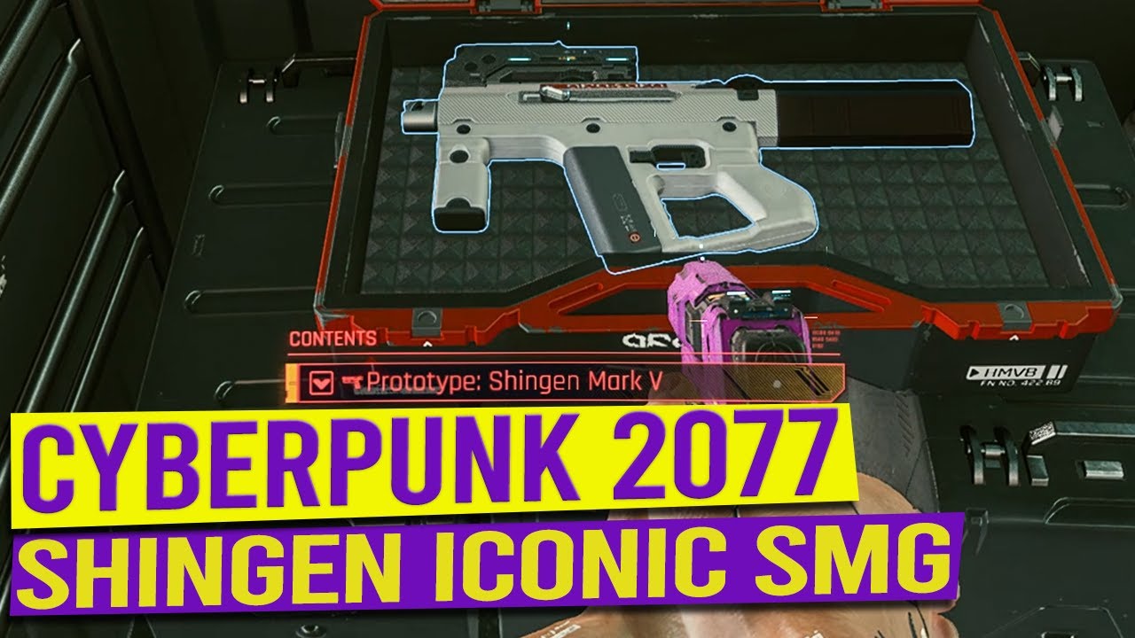 SHINGEN MARK V Iconic Smart SMG Location - CYBERPUNK 2077 - Cyberpunk ...