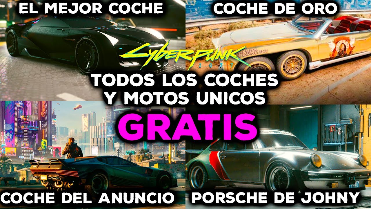 SUPERCOCHES GRATIS! TODOS LOS COCHES Y MOTOS UNICOS GRATIS DE CYBERPUNK ...