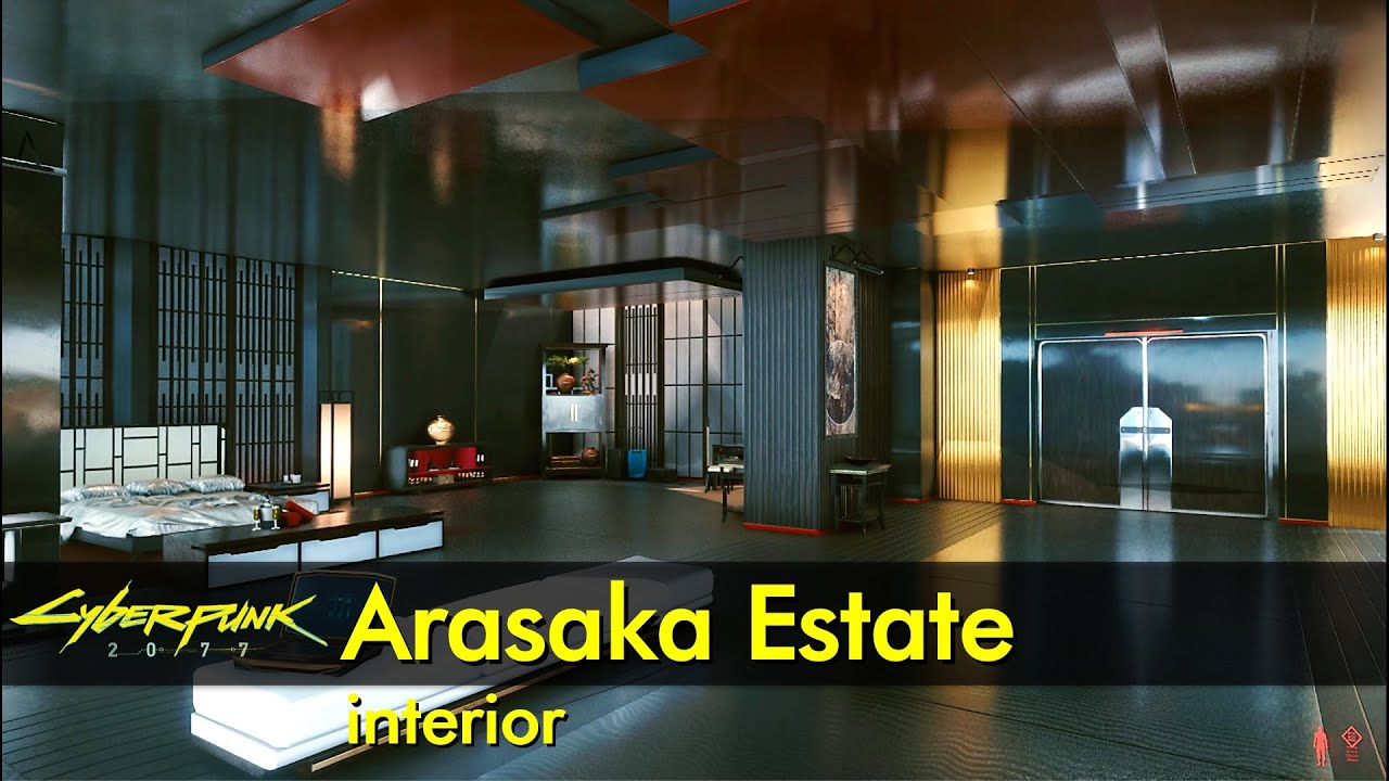 Arasaka Estate (interiors) | Cyberpunk 2077 - Cyberpunk 2077 videos