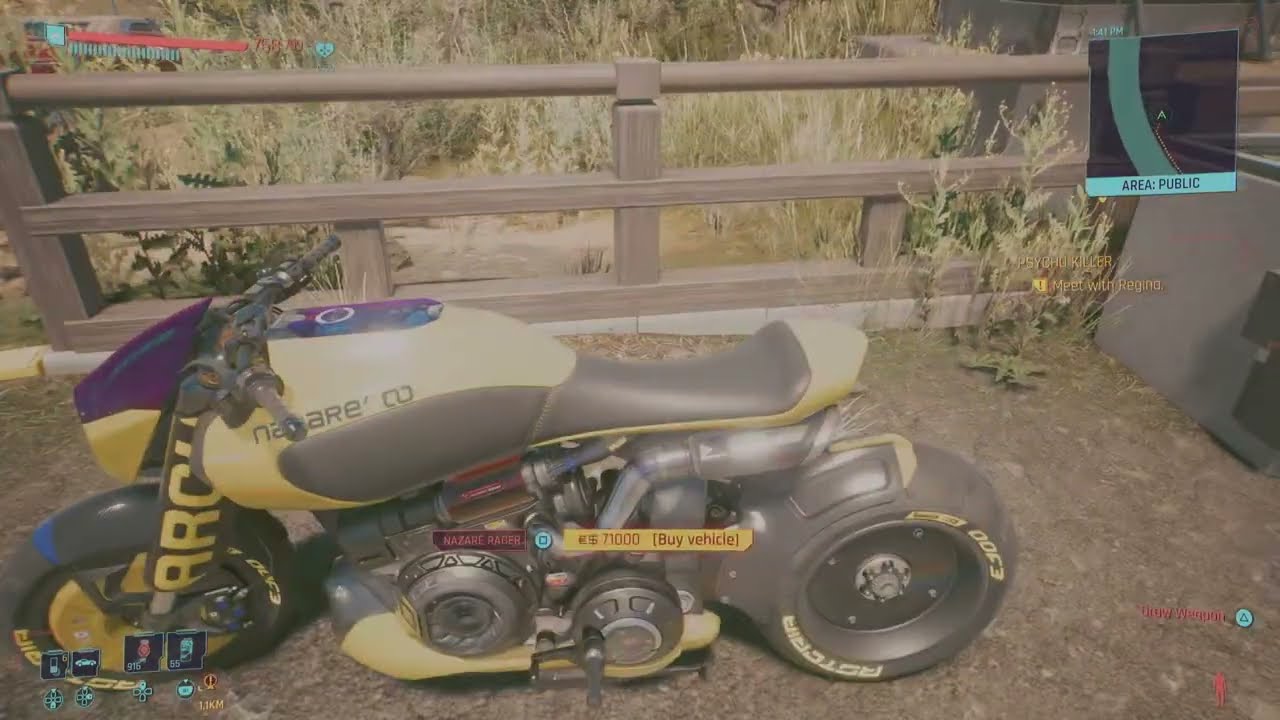 [Cyberpunk 2077] Buying Nazare Racer - Cyberpunk 2077 videos