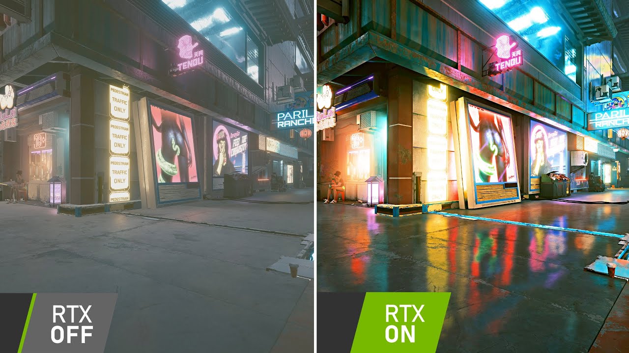 Cyberpunk 2077 RTX OFF vs RTX ON Ultimate Ray Tracing Comparison! 4k ...