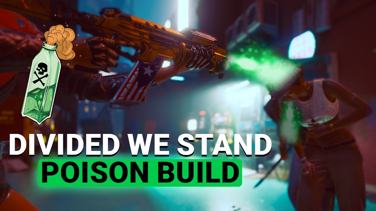 Divided We Stand POISON BUILD Cyberpunk 2077 - TOP Assault Rifle Builds ...