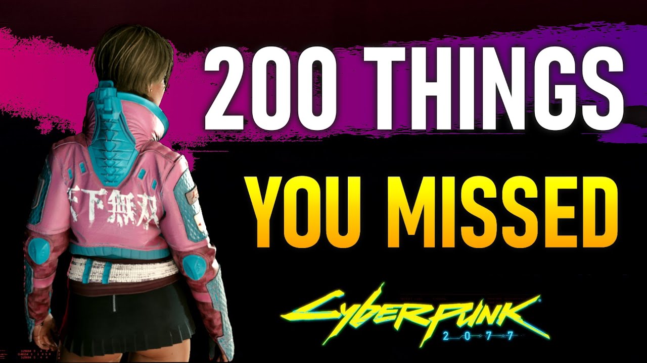 200 Interesting Details You Might Have Missed In Cyberpunk 2077 ...