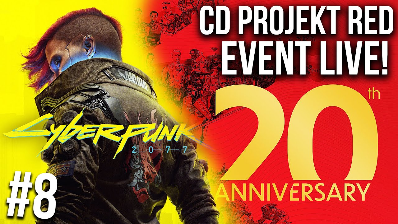 CDPR 20th Anniversary CYBERPUNK 2077 EVENT #8 Livestream! LIVE Reaction! - Cyberpunk 2077 videos