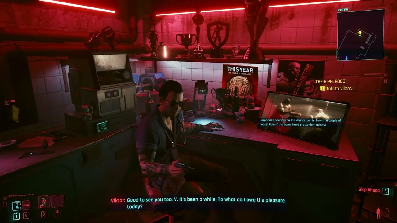 Cyberpunk 2077: Never before seen interaction with Victor Vektor. (Cut ...