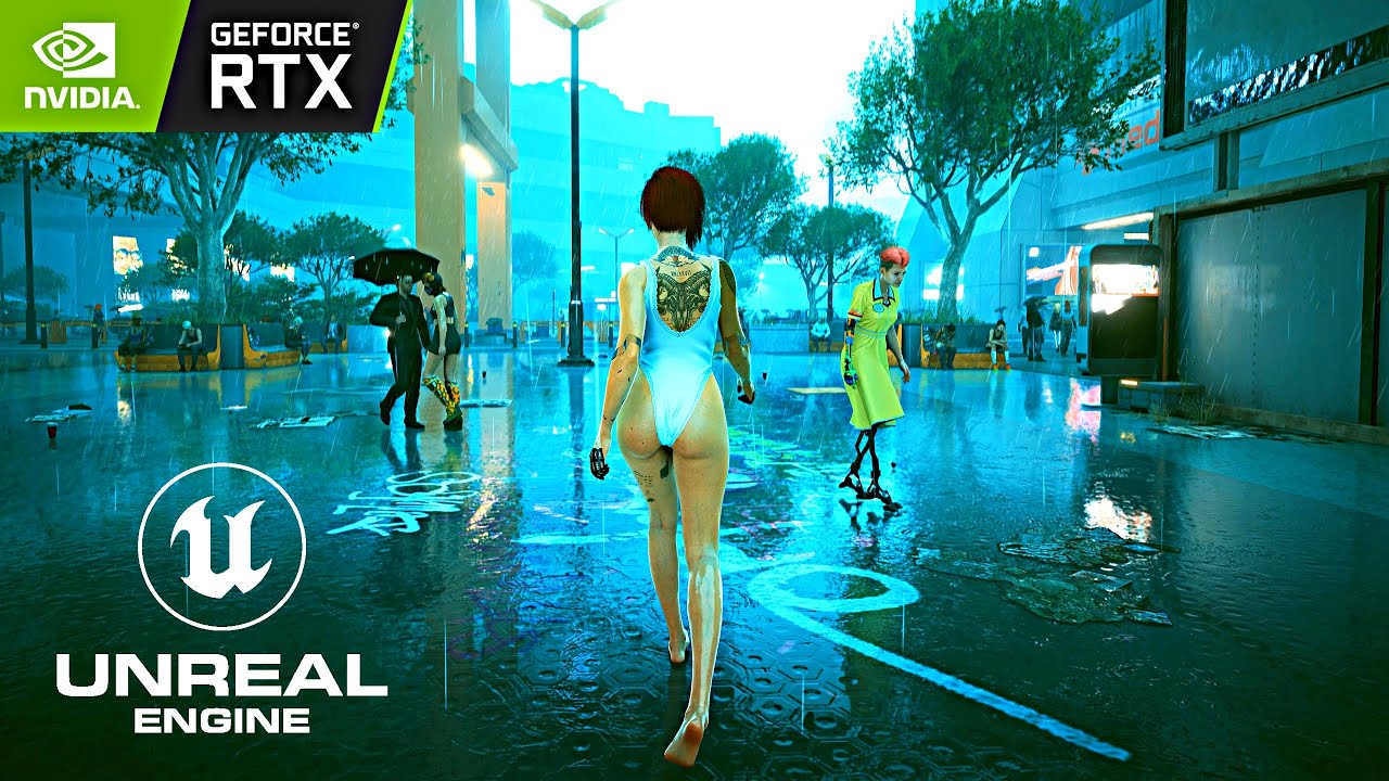 Cyberpunk 2077 "Unreal Engine 5" PSYCHO Ray Tracing 4k Level Graphics! RTX 3090 Ti i9-12900KS ...