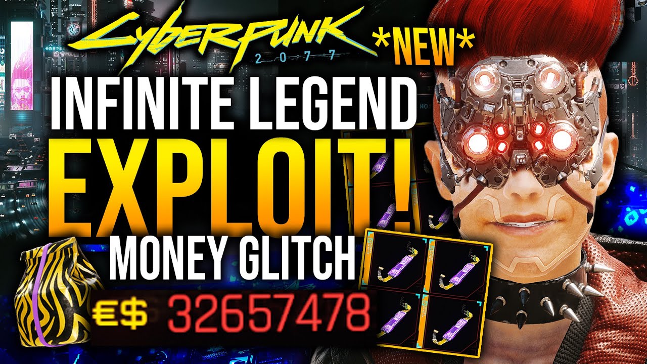 Cyberpunk 2077 Infinite Legendary! Money Glitch! PATCH 1.6! NEW! Level ...