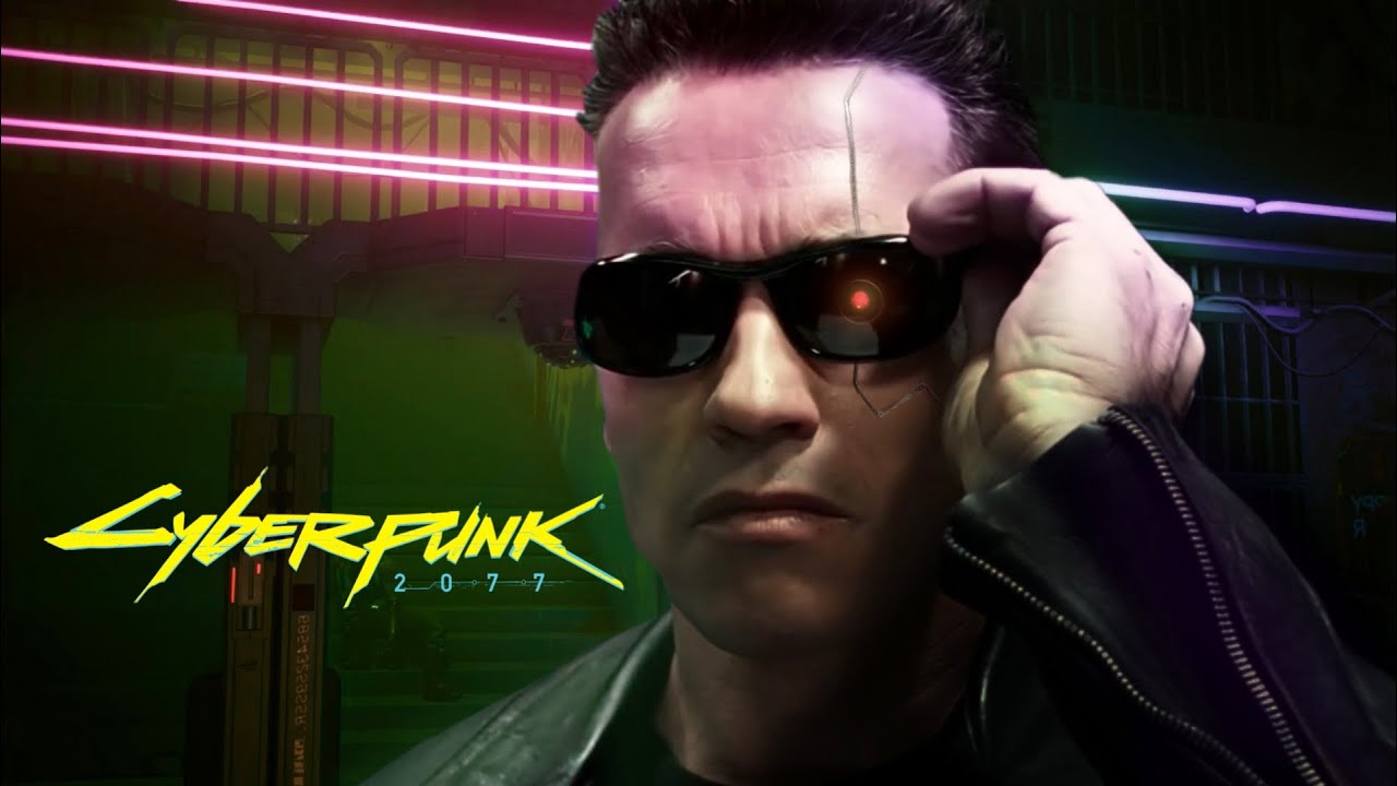 Terminator in Cyberpunk 2077 - Cyberpunk 2077 videos